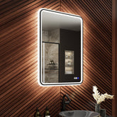 Lumina Lighted Bathroom Mirror,High Illuminate, Inner & Outer Lighting ...